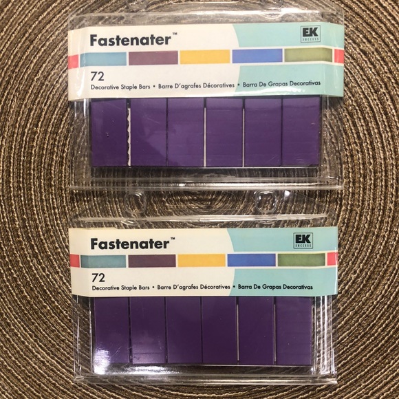 Ek Success | Office | Fastenater Purple Staple Bars | Poshmark